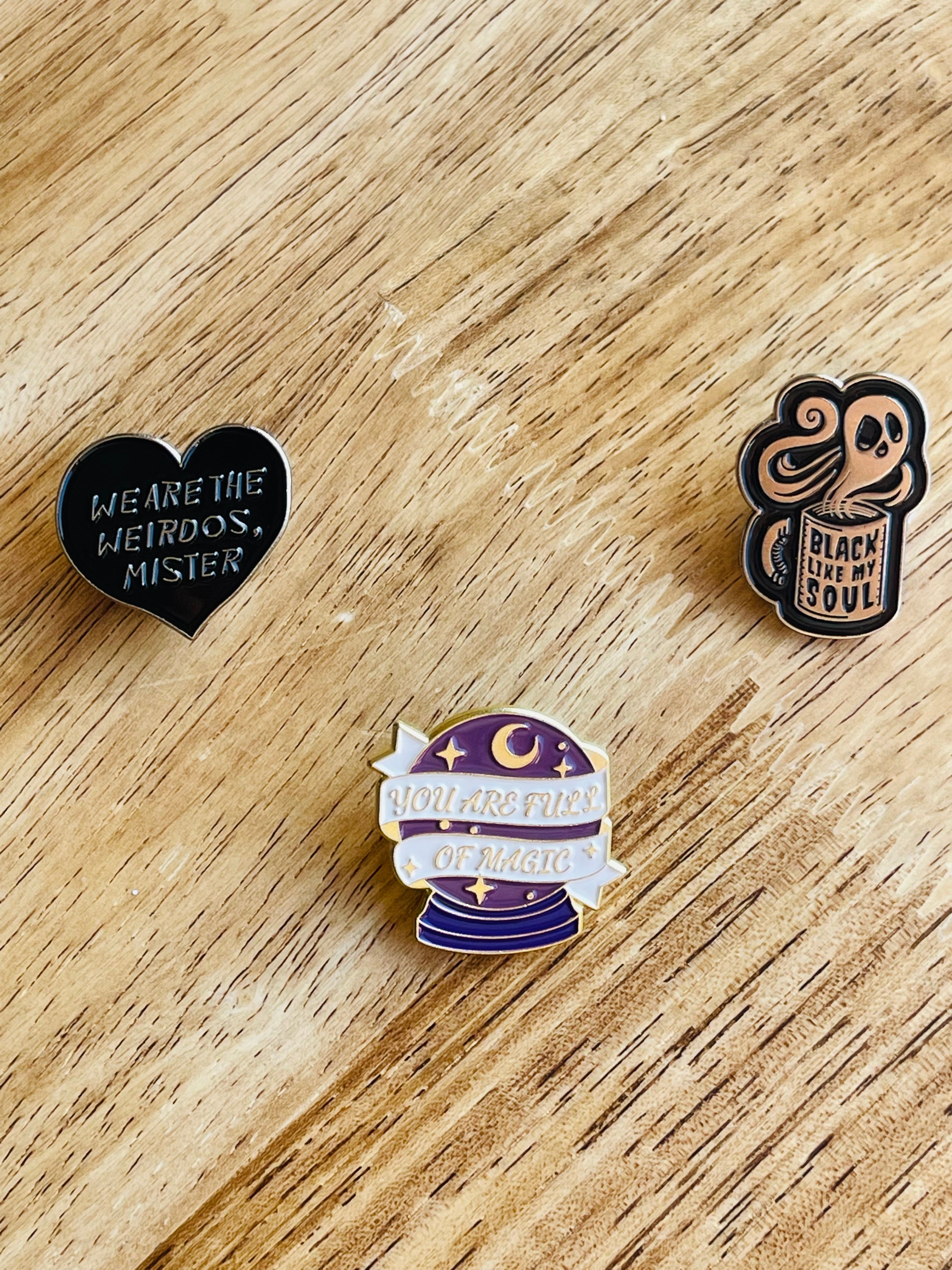 Super Spooky Spirit Pins – With Love Amiga